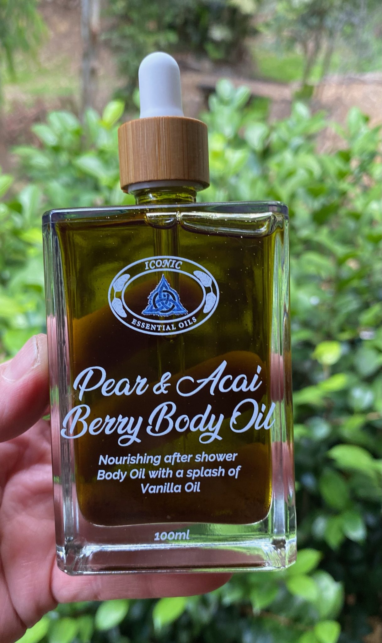 PEAR & ACAI BERRY BODY OIL 100ML – Iconic Essential Oils